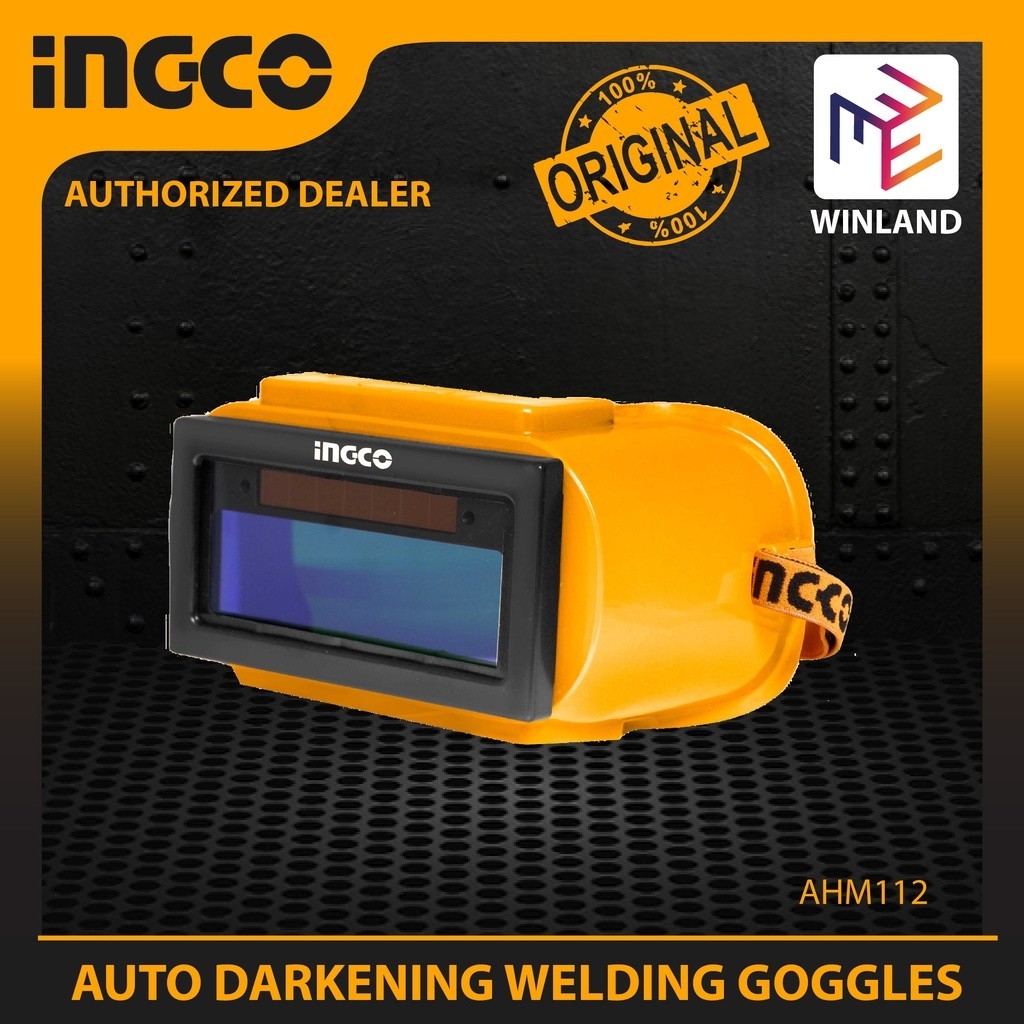 Ingco by Winland AUTO DARKENING Welding Goggles Mask Glass Protector ...