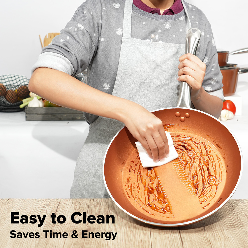 Masflex by Winland 24cm Forged Copper Series Fry Pan Non Stick ...