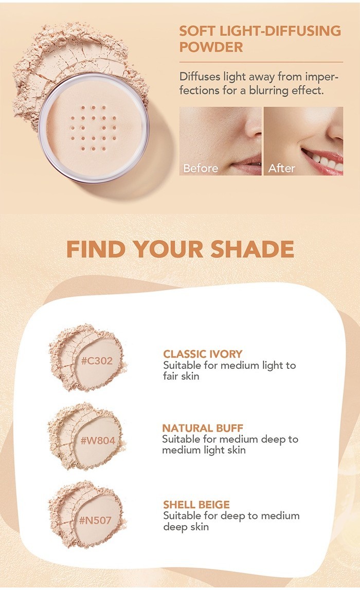 Y.O.U NoutriWear+ Airy Fit Loose Powder | Soft & Smooth Finish | 24H ...