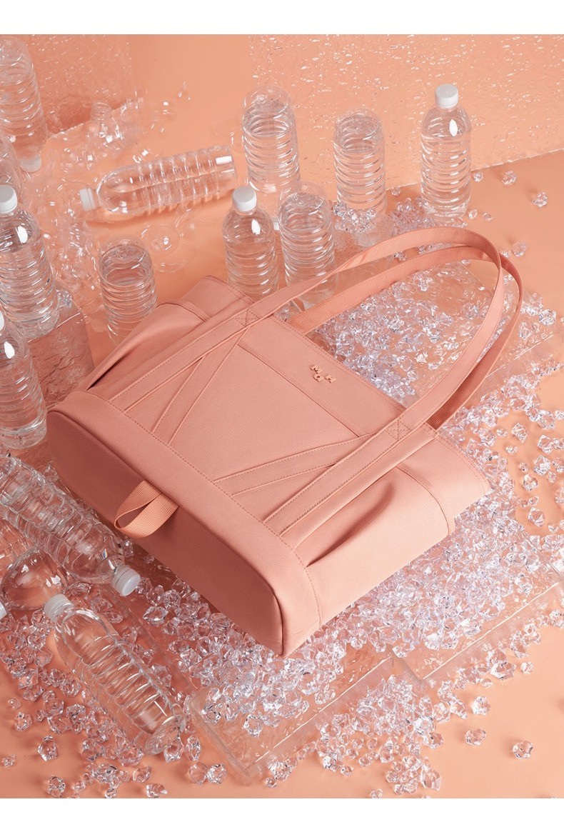 MAH 2609 Glacier Pink Series Large Capacity Commuter Tote Bag Laptop ...