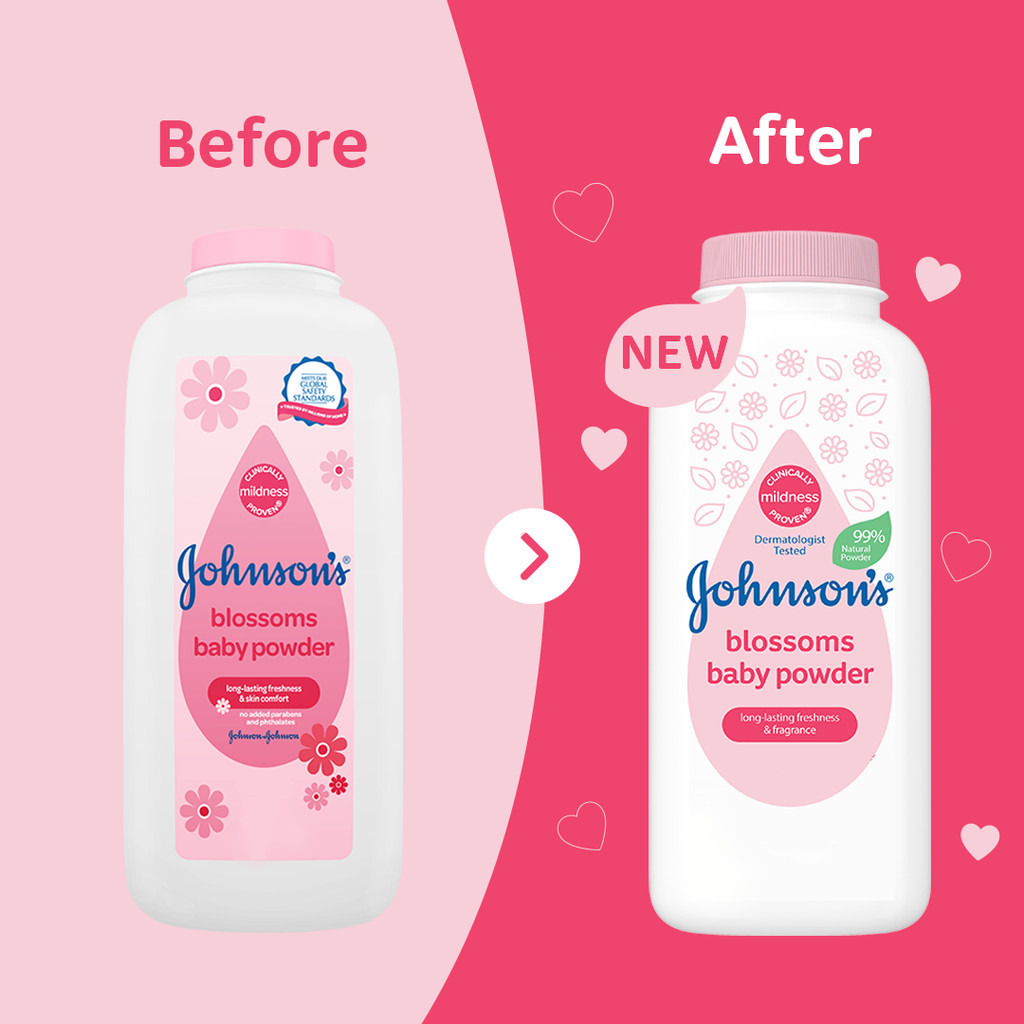 Johnson's Blossoms Baby Powder 100g: pulbo, active kids, cornstarch ...