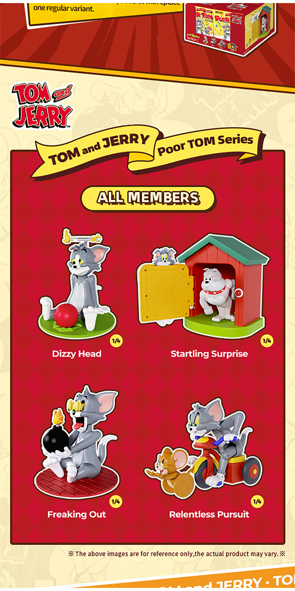 52TOYS TOM and JERRY - Poor TOM Series Series Blind Box Figure Toy | Shopee Philippines