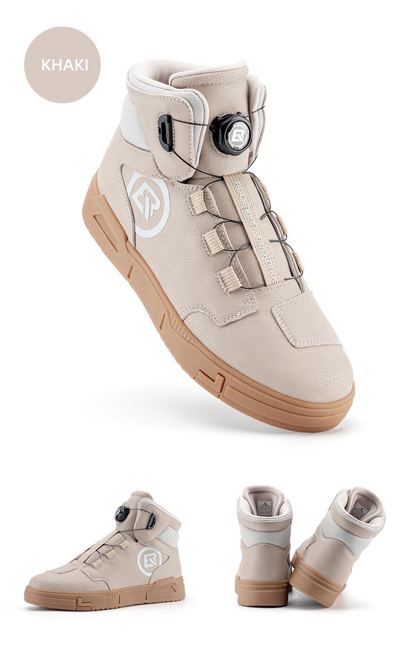 Local Delivery ROCKBROS Motorcycle Shoes Riding Boots Racing Shoes Anti ...