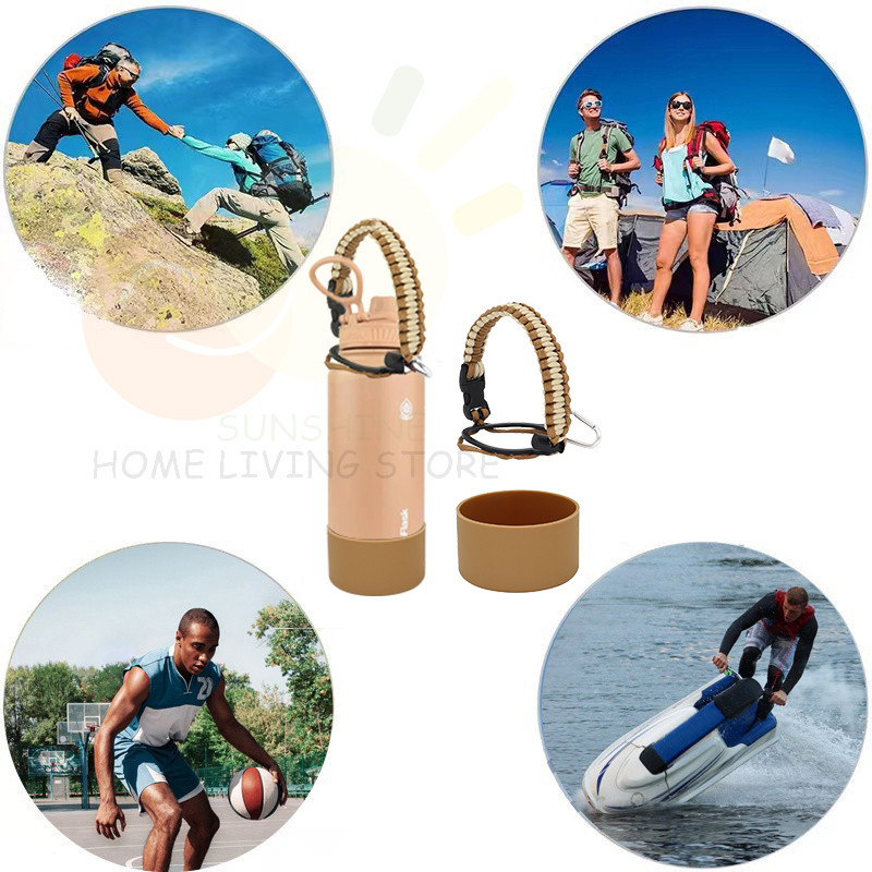 LinBai Flask Accessories Gray Hand Rope Thermos Bottle Accessories 12oz ...