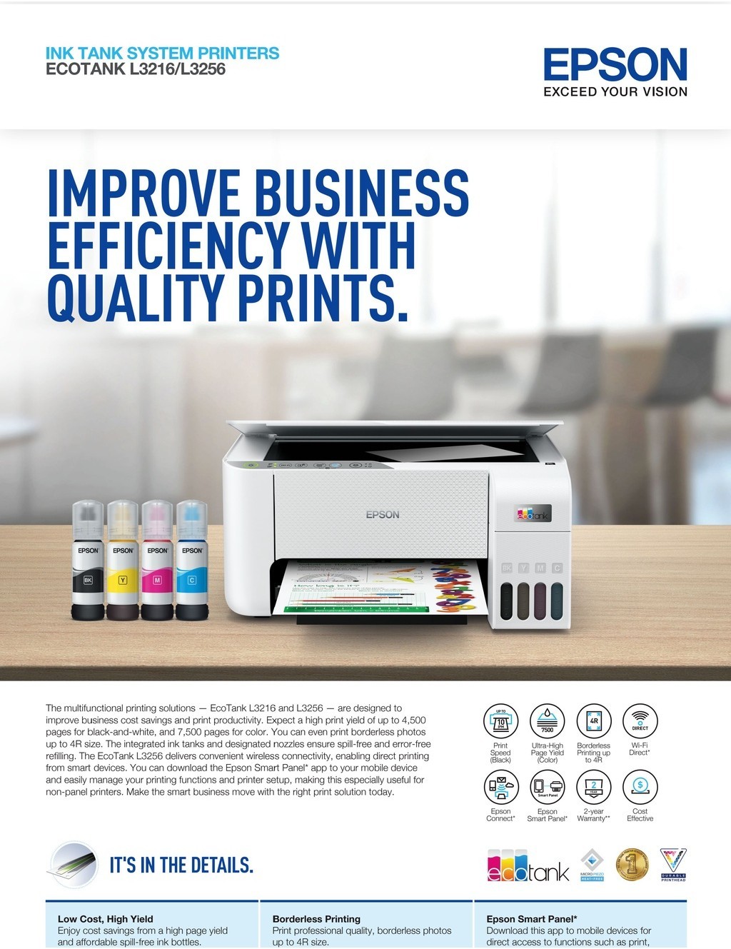 Epson EcoTank L3216 All-in-One Ink Tank Printer | Shopee Philippines