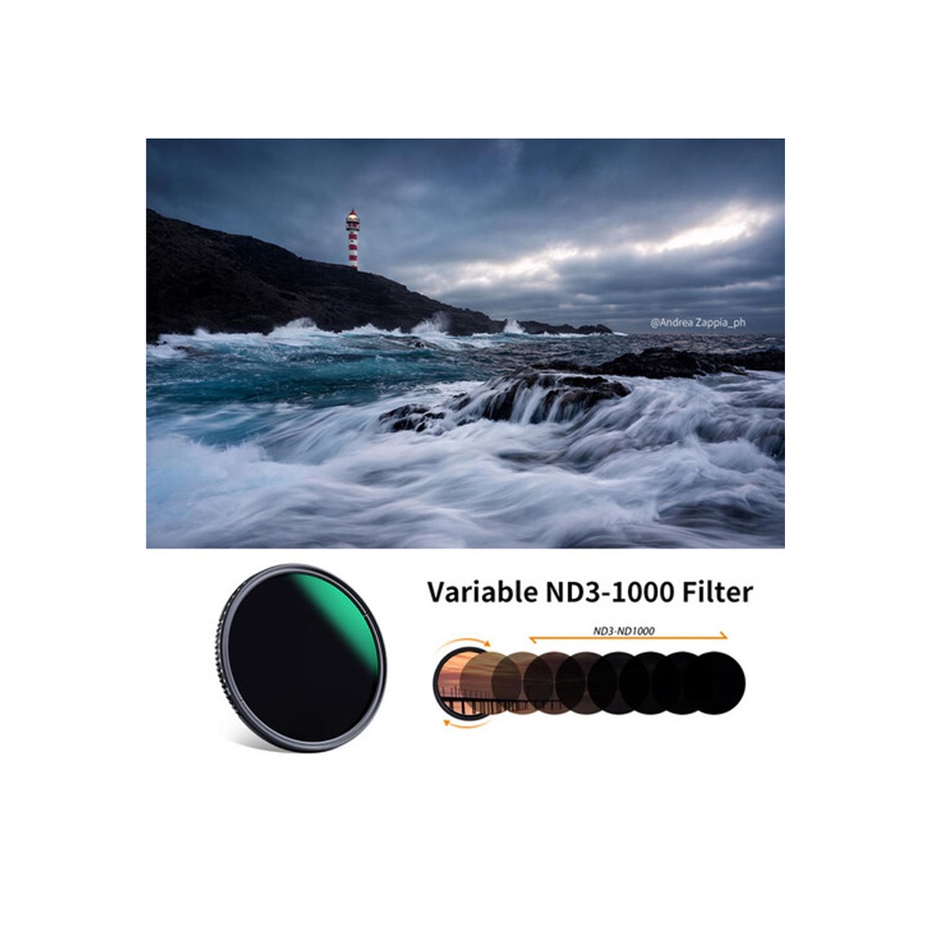 K&F Concept Nano D Series Neutral Density ND3 to ND1000 Variable ND ...