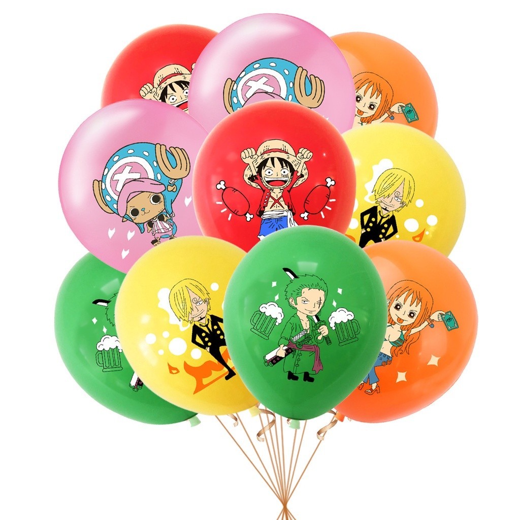 Anime ONE PIECE Birthday Theme Balloons Decorations One Piece Cake ...