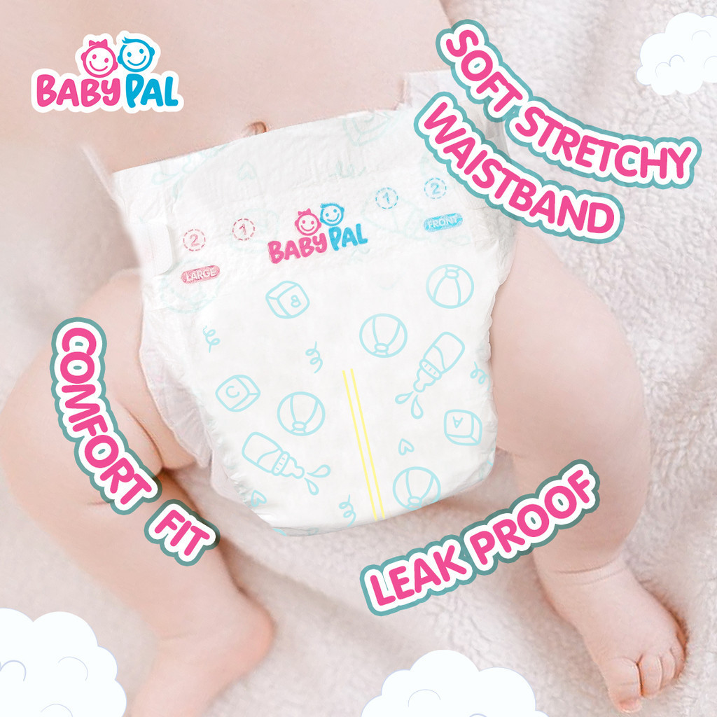 BabyPal Comfort Dry Diaper for Baby Taped Newborn to Large Pack of 1 ...