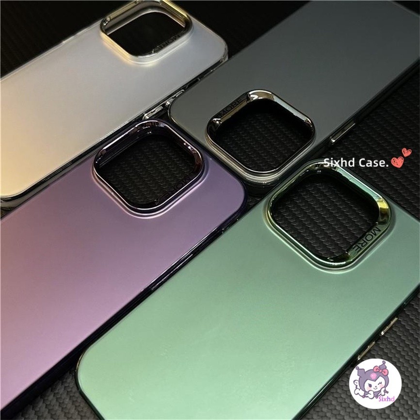 Simple Solid Color Frosted Electroplate Case For Realme C30S C53 C67 ...