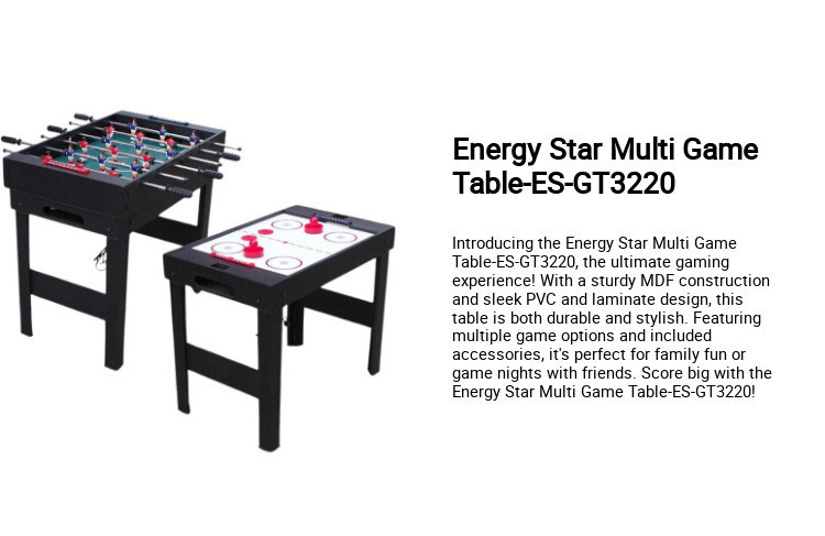 Energy Star Multi Game Table-ES-GT3220 | Shopee Philippines