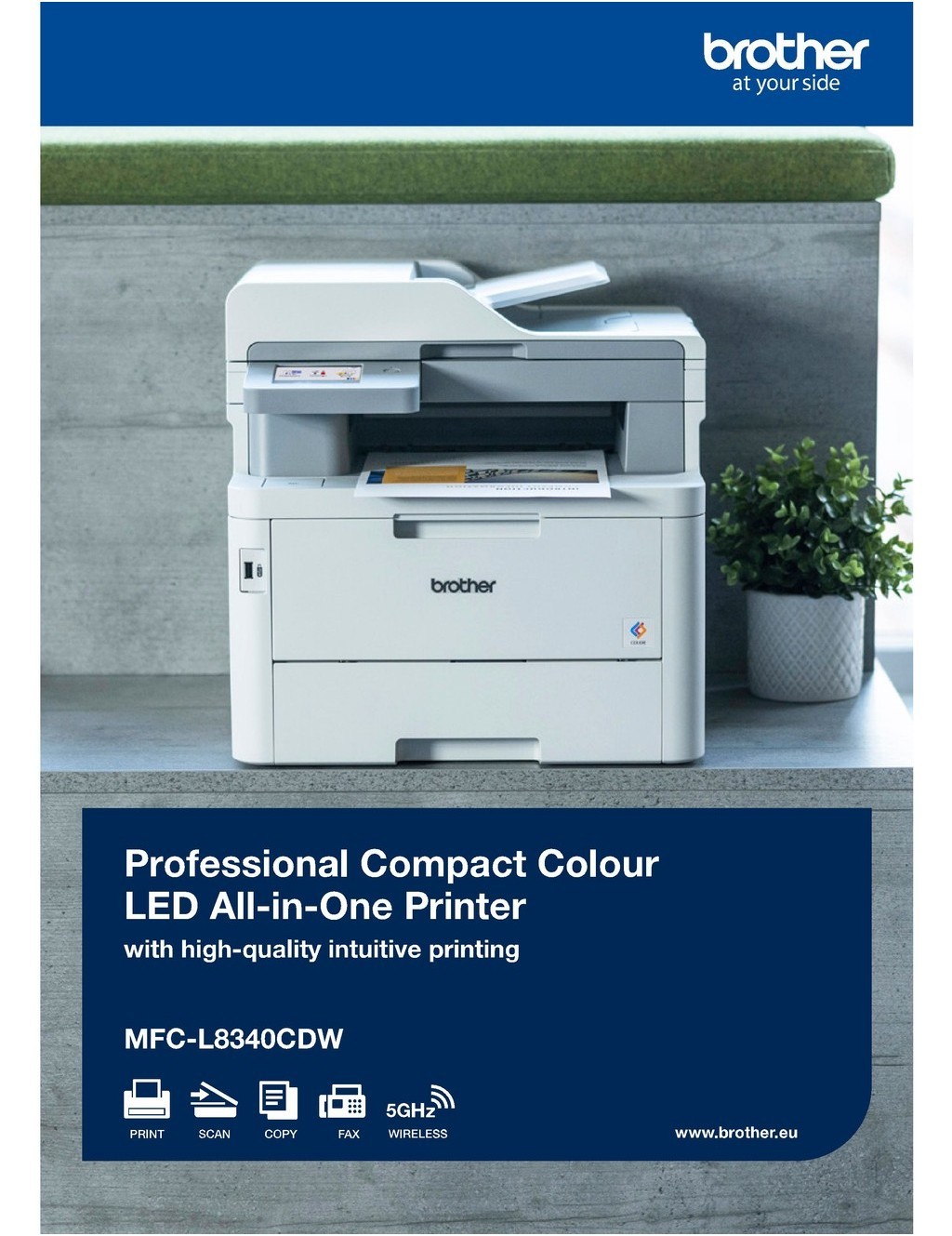 Brother MFC-L8340CDW Laser Printer MFC L8340 L8340CDW | Shopee Philippines