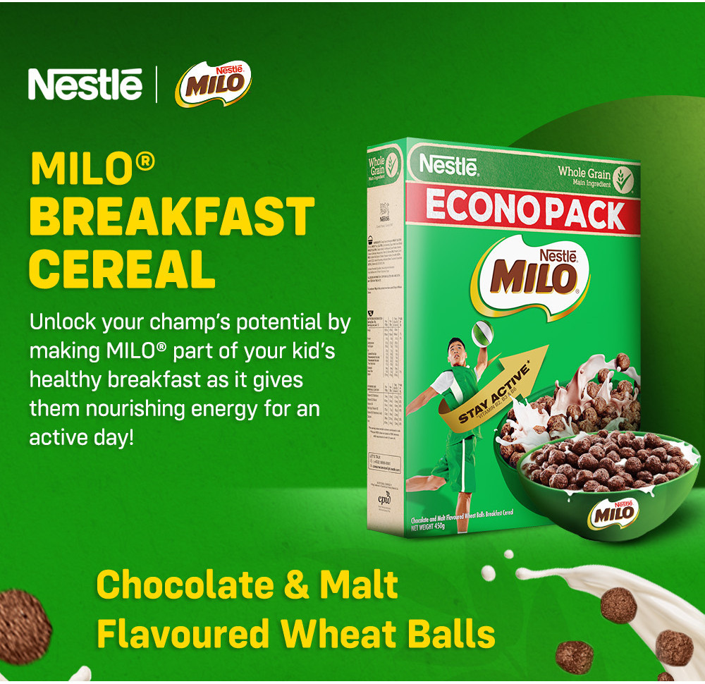 Milo Breakfast Cereal 450g | Shopee Philippines