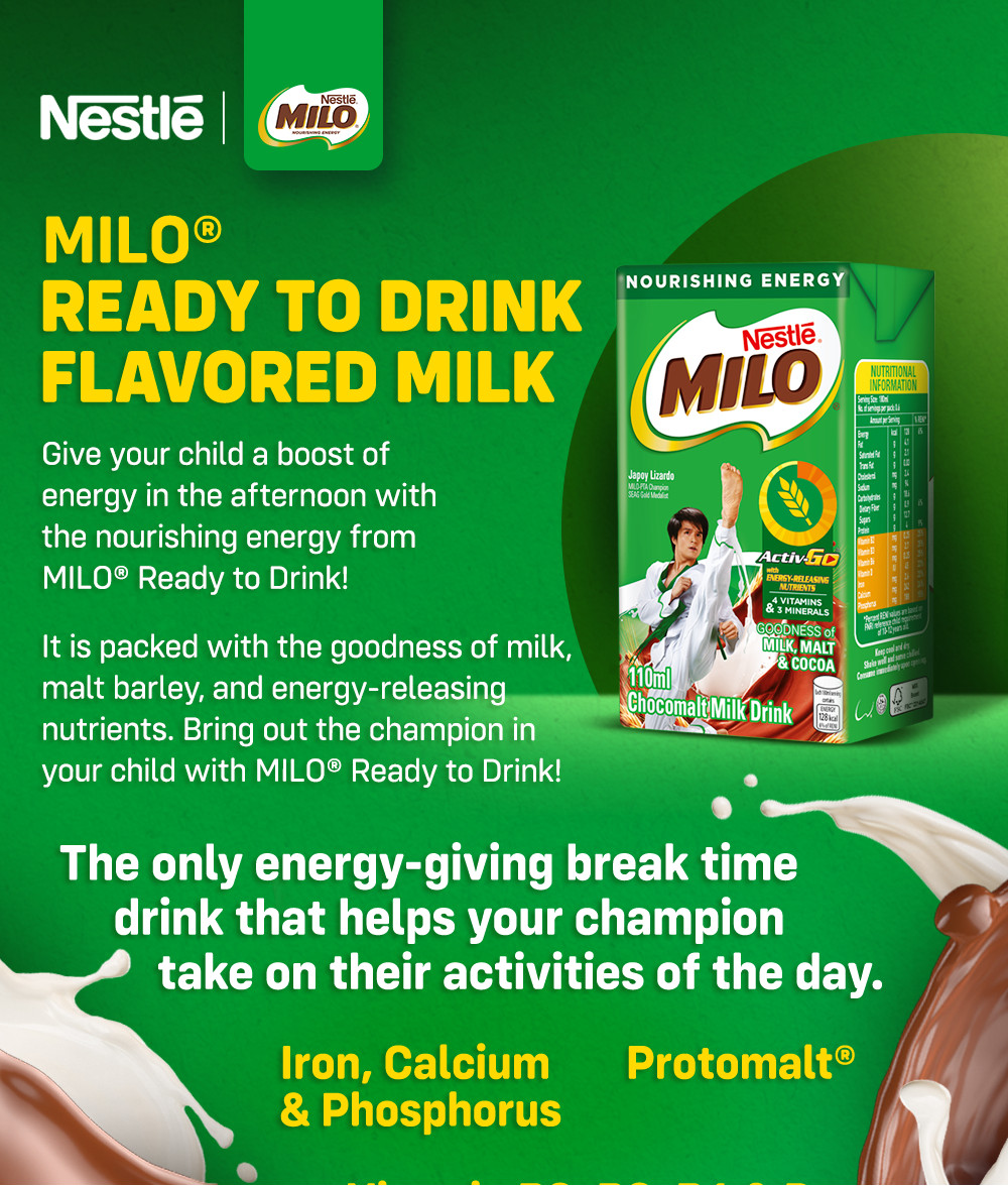 Milo Ready-to-Drink Chocomalt Milk Drink 180ml - Pack of 4 | Shopee ...