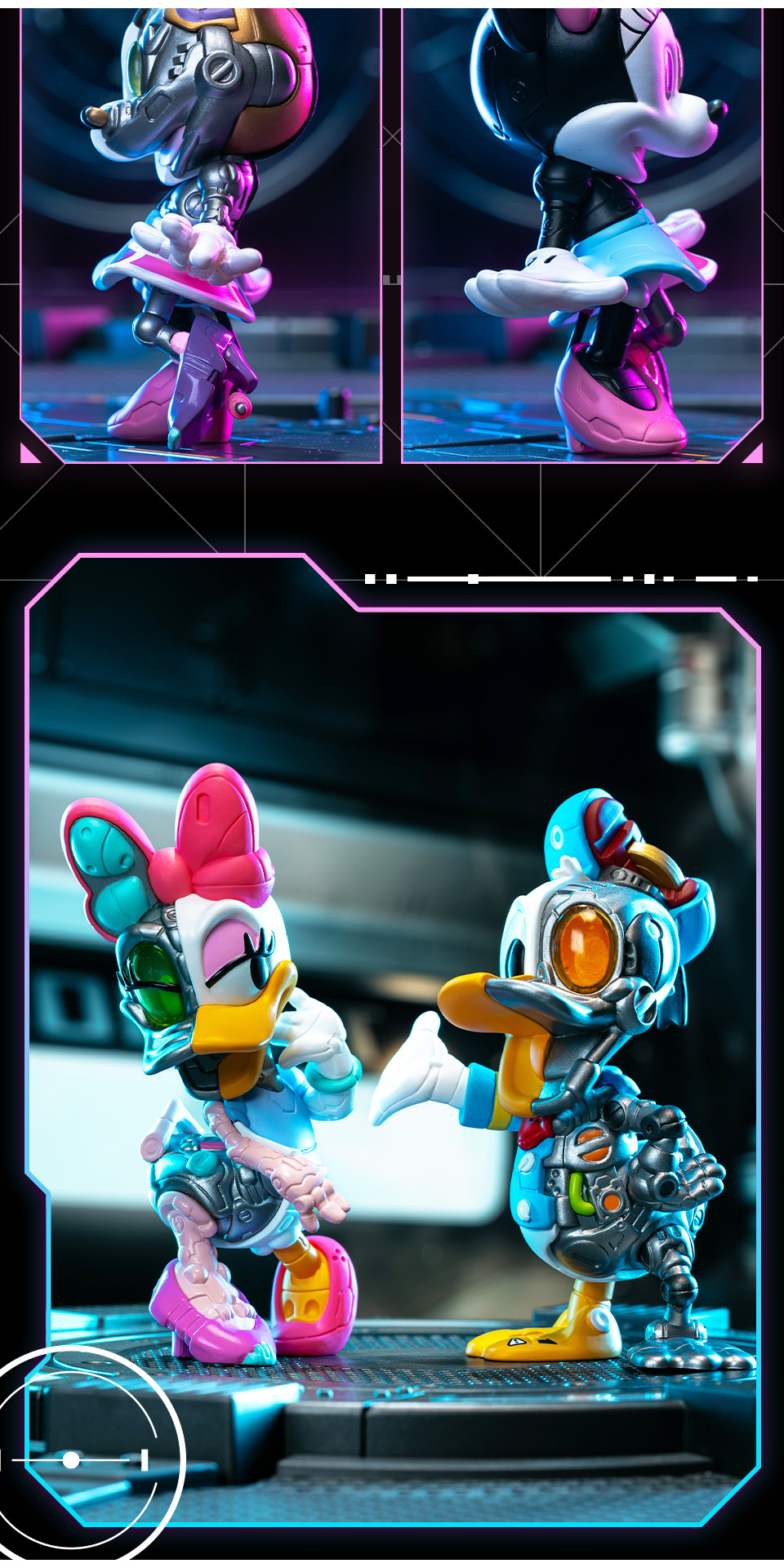 52TOYS Disney Mickey and Friends-Cyborg Series Blind Box Figure Toy ...