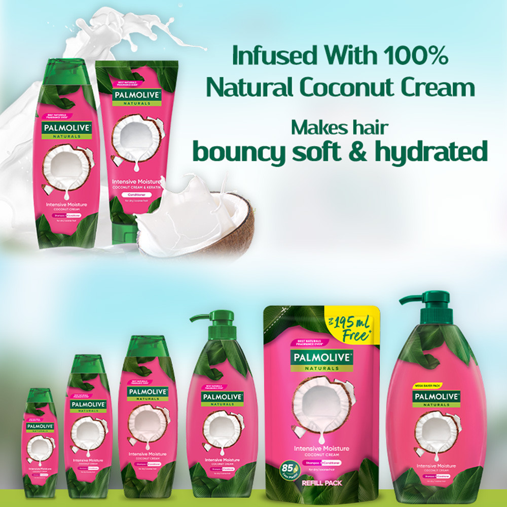 Palmolive Naturals Intensive Moisture Shampoo - with Coconut Cream, for ...
