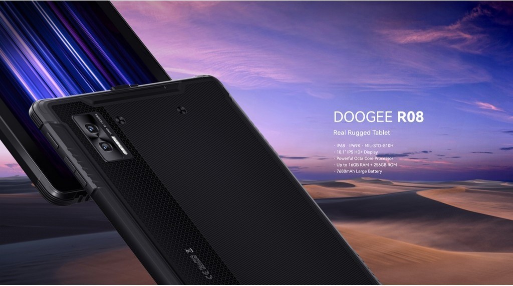 OUKITEL Doogee R08 4G 16GB+256GB Tablets 10.1inch IPS HD+ Display ...