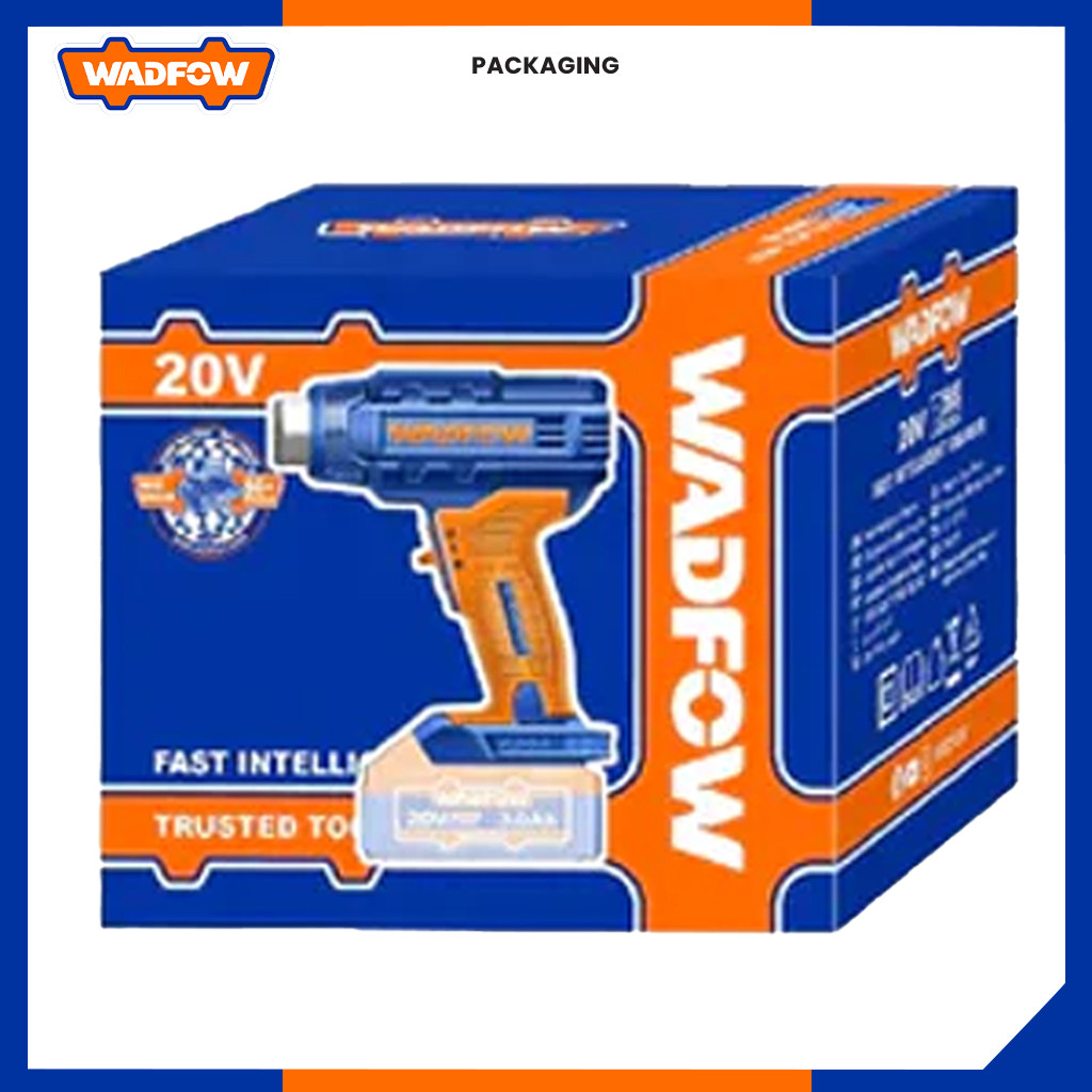 Wadfow WKH1B01 P20 Series Lithium-Ion Cordless Heat Gun 300/550°C 20V ...