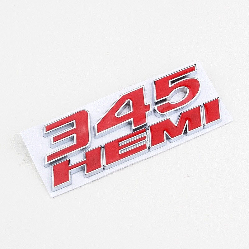 Dodge 345 HEMI modified metal car logo sticker RAM 1500 2500 pickup ...
