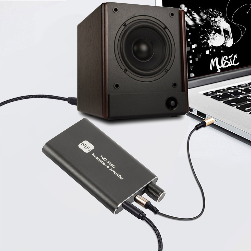 [COD]Aluminum Portable Headset Amplifier HiFi Audio Headphone Amplifier ...