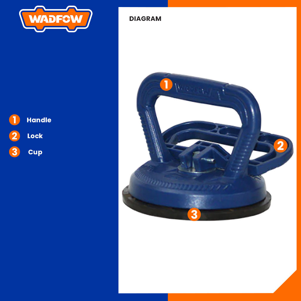 Wadfow LCD Glass Sucker Suction 115mm with Maximum Pull of 50kg ...