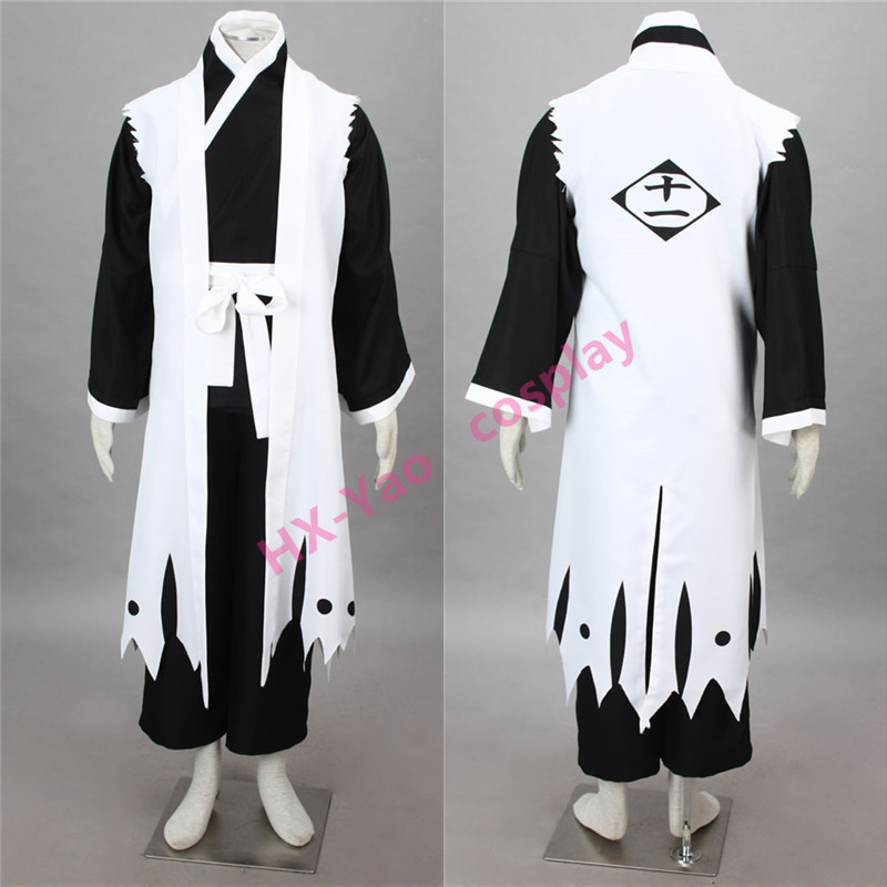 【HX-YAO】Bleach Gotei 13 series cosplay Captain's costume Hitsugaya ...