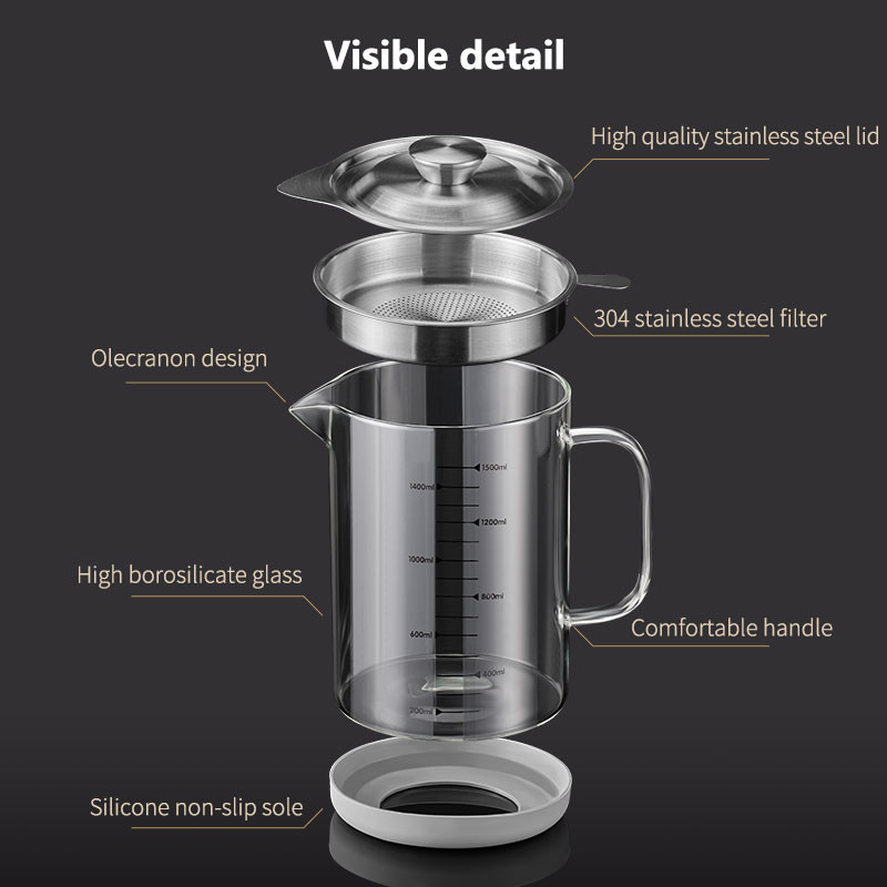 GIANXI Stainless Steel Oil Filter Large Capacity Oil Jug Oil Bottle ...