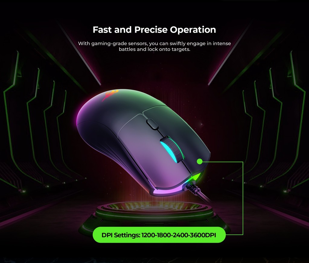 Havit Astrid MS1030 || RGB Backlit Gaming Mouse || Black | Shopee ...