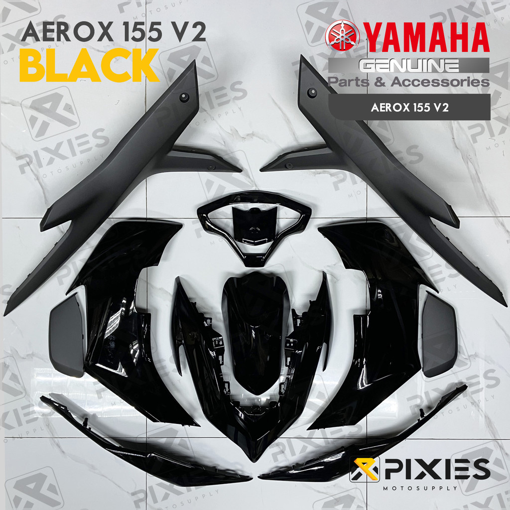 YAMAHA AEROX V2 GENUINE SPARE PART FAIRINGS FLAIRINGS PLASTIC PARTS ...
