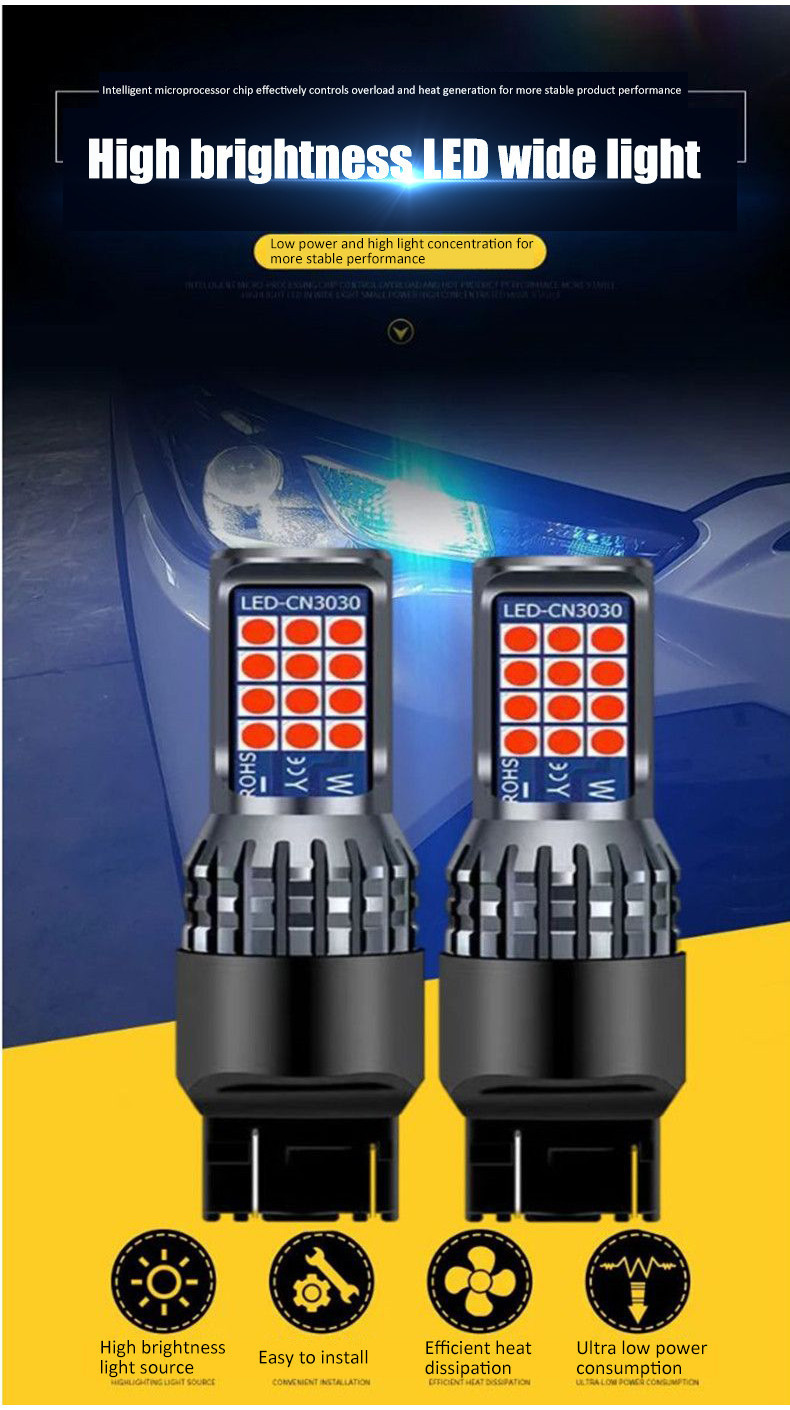 2PCS T20 led Lights for Innova Toyota Corolla Cross Fortuner HILUX ...