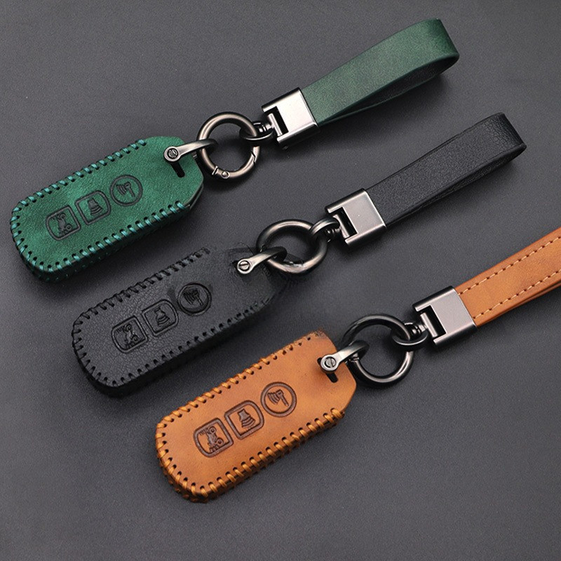 HONDA Adv 150 Pcx Remote Key Case Cover Leather key holder keychain Pcx ...