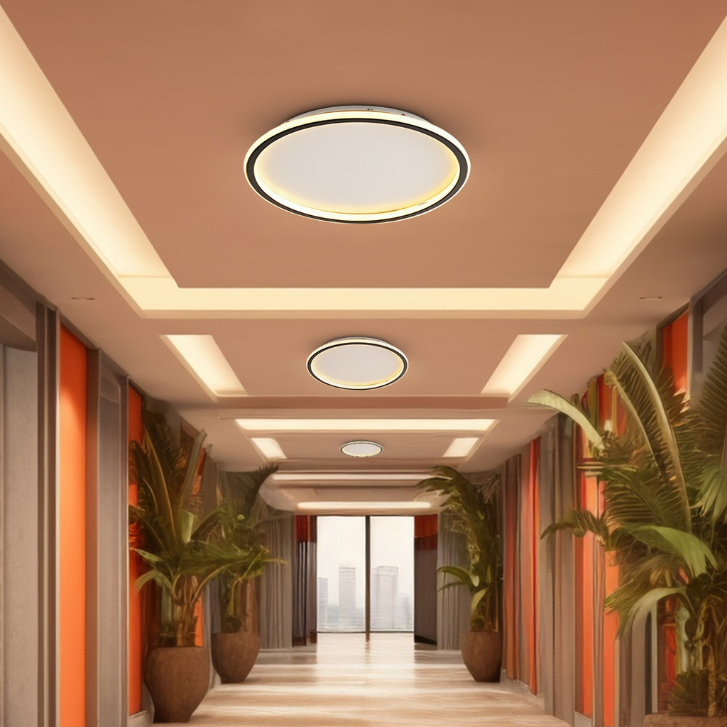 ACO Round Slim Ceiling Light LED Modern for Home, Living, and Bed Room ...