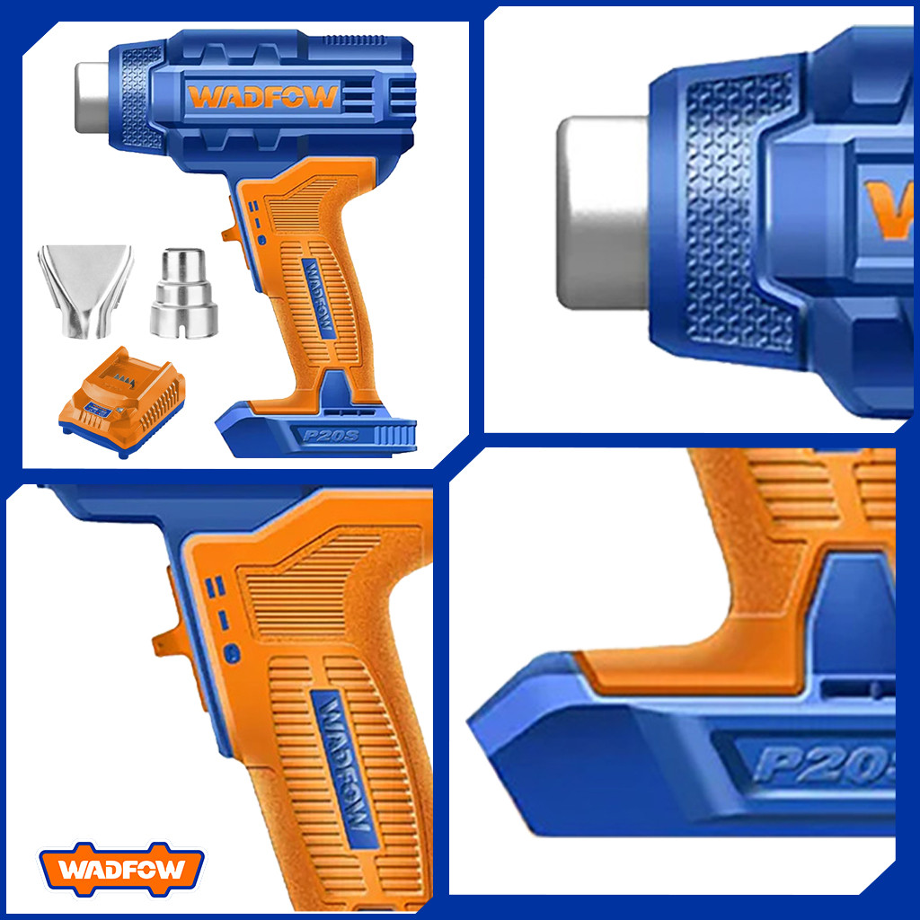 Wadfow WKH1B01 P20 Series Lithium-Ion Cordless Heat Gun 300/550°C 20V ...