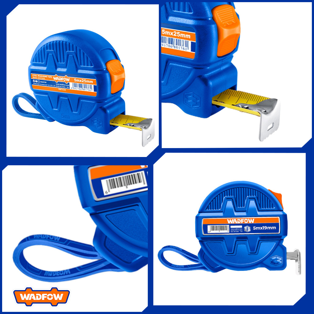 Wadfow Steel Measuring Meter Tape Measure With Continuous Marking Blade ...