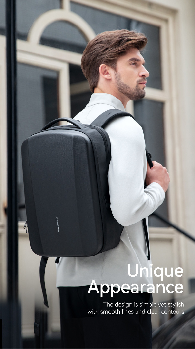 Men's EVA material USB interface splash proof crush-resistant geometric ...