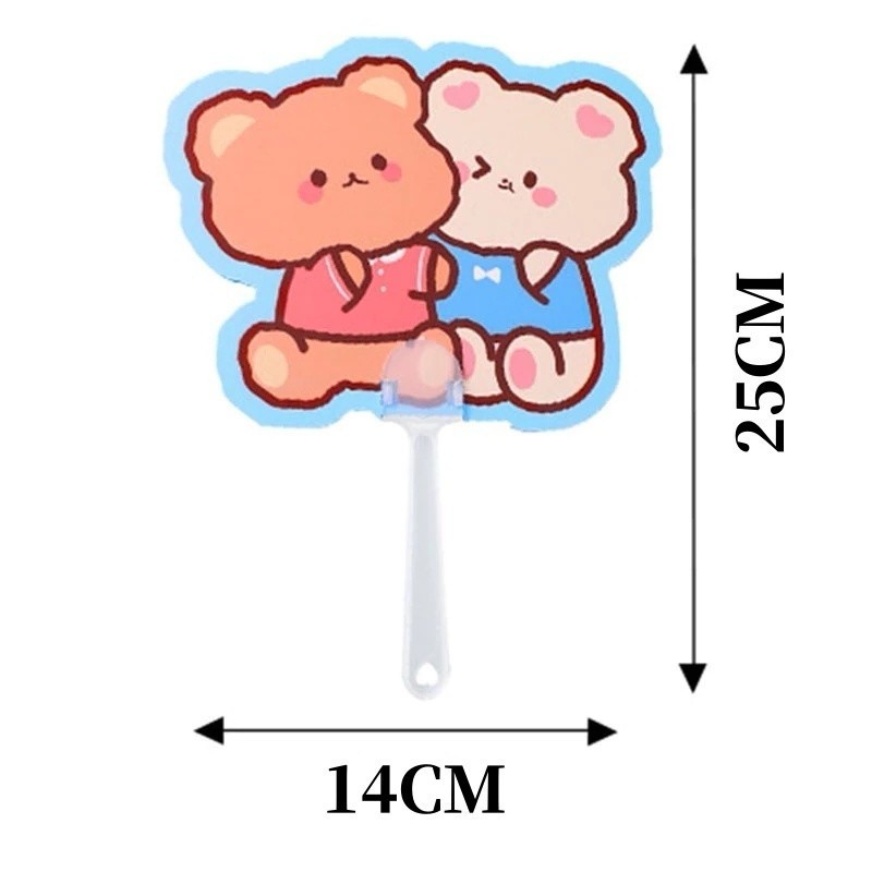 Cartoon hand fan portable small fan handheld plastic fan cute useful ...