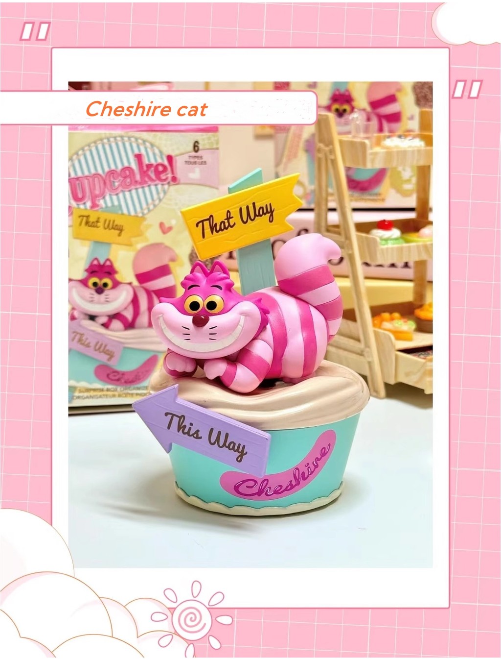 MINISO Disney Cupcake Blind Boxes Toy Collection Gift Dumbo Cheshire ...