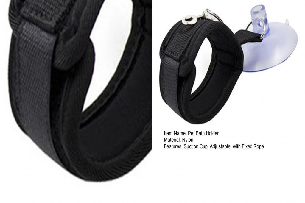 Adjustable Pet Bathing Device Easy to Carry Pet Bathing Device Adjustable Pet Bath Tether with ...