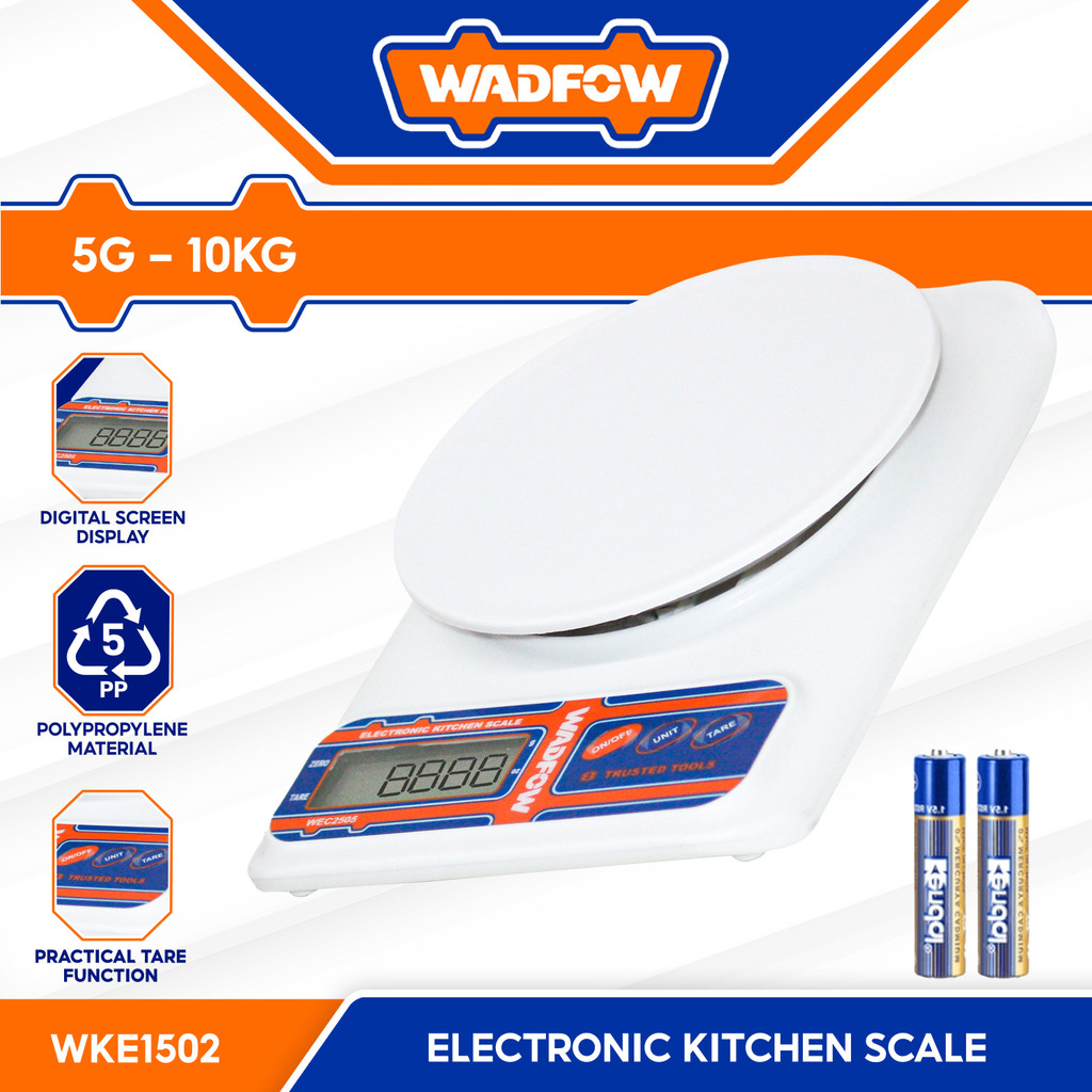 Wadfow Electronic Kitchen Scale 5g-10kg Weighing Electronic Tare ...