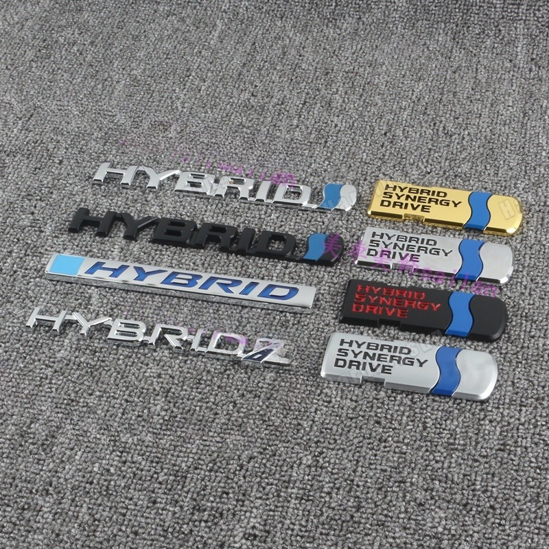 Suitable for Toyota Toyota Camry Ralink Fit Metal HYBRID Power Car Logo ...
