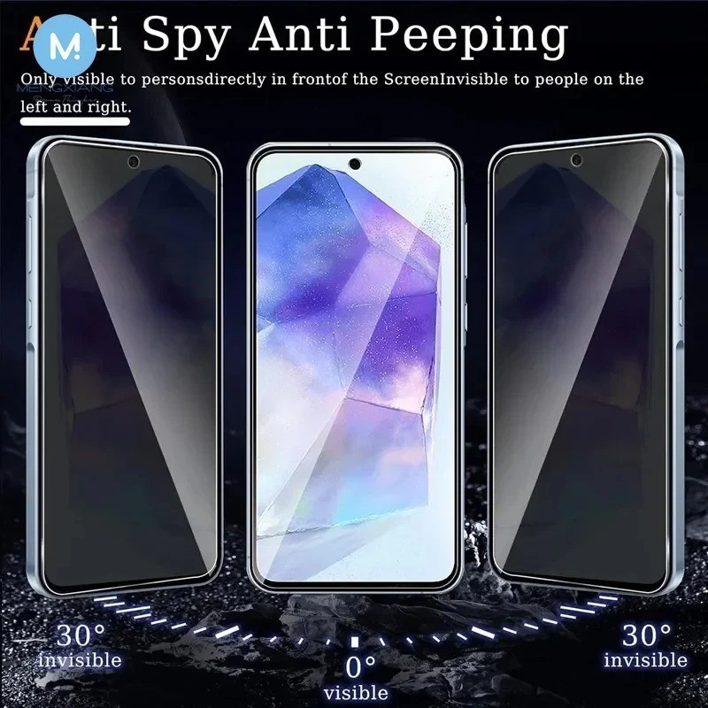 1-3Pcs Anti-Spy Privacy Tempered Glass Realme Note C75X C73 C71 C75 60X 50 60 C61 C67 C65 C63 ...