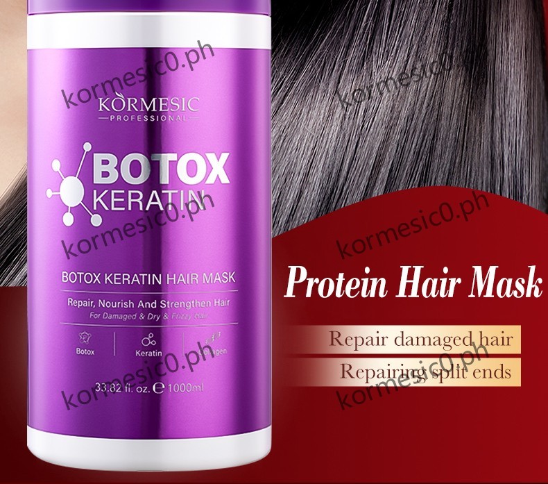 KORMESIC Botox Keratin Hair Mask 1000ml Deep Repair Moisturizing Anti ...