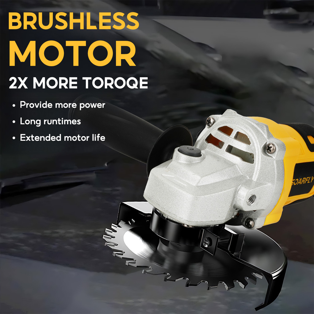 SOARFLY Brushless Cordless Grinder Wireless Electric Cutting Machine ...