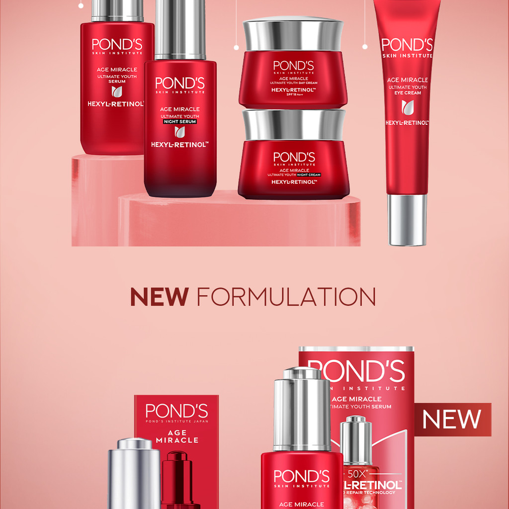 POND'S Age Miracle Ultimate Youth Day Serum 30G with Hexyl-Retinol ...