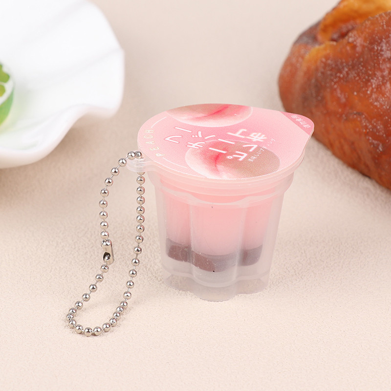 WMPH Novelty Pudding Pendant Food Play Reduce Pressure Keychain ...