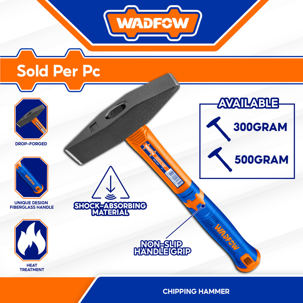 Wadfow Drop-forged Carbon Steel Hammerhead Chipping Hammer w ...