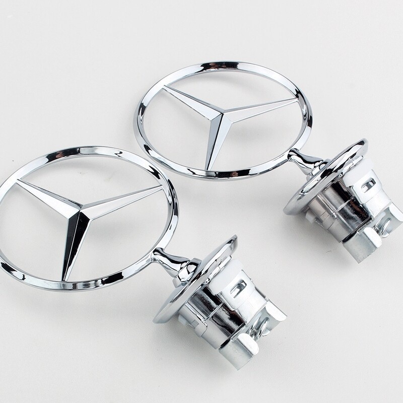 ZR For Hood bonnet Vertical logo for Mercedes Benz W210 W220 W211 W204 ...