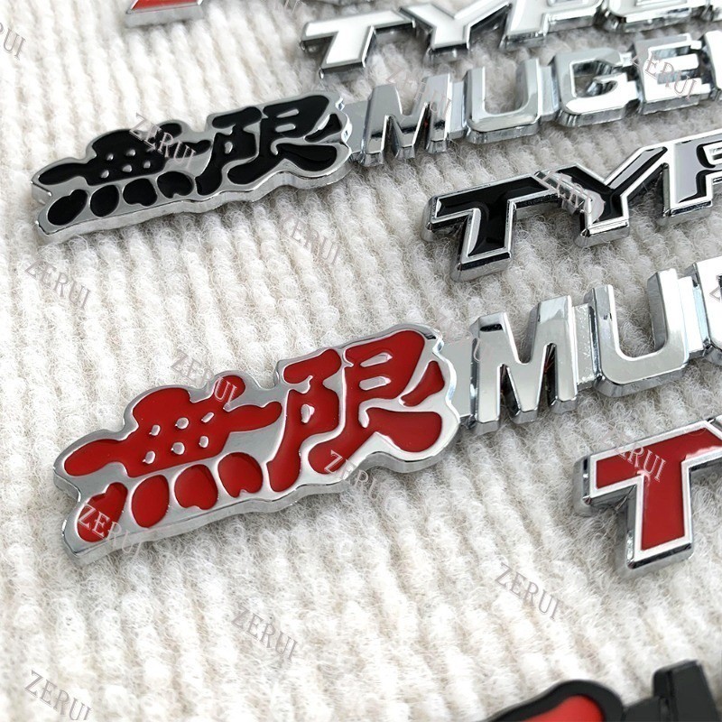 ZR For 3D Metal Car Front Grille Emblem Type R Logo Decal for Honda ...