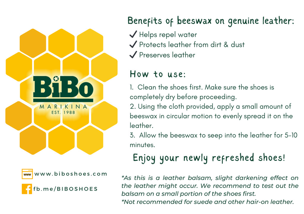 Bibo SC01/SC03 Beeswax 10g /50g Shoe Care Package | Shopee Philippines