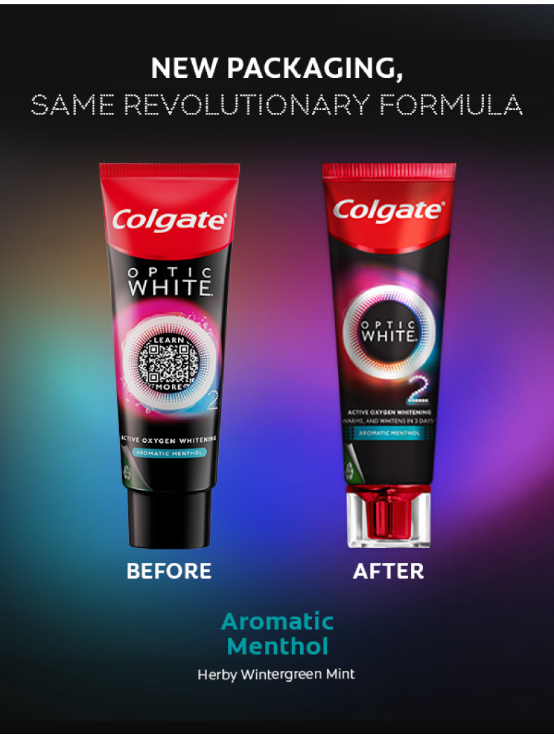 Colgate Optic White O2 Teeth Whitening Pen with Power of Active Oxygen ...