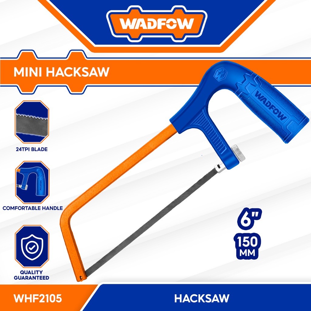 Wadfow Mini Hacksaw Frame Lagari With Blade 6"/150Mm | Shopee Philippines